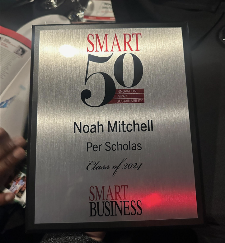 Celebrating Excellence in Leadership: Noah Mitchell, Smart 50 Award Winner! - Per Scholas